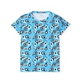 Abstract Print Women Poly T-Shirt 5 - Walmart.com