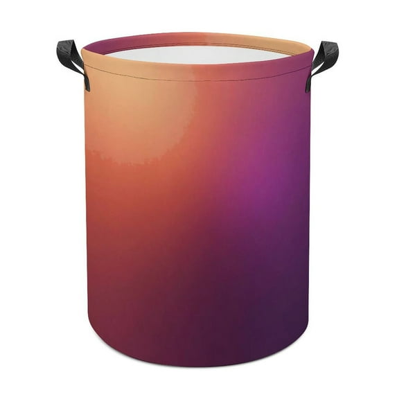 Abstract Purple Orange Gradient Large Dirty Clothes Hamper Foldable ...
