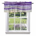 Abstract Purple Valances for Windows, Gradient Beach Ocean Wave Oil ...