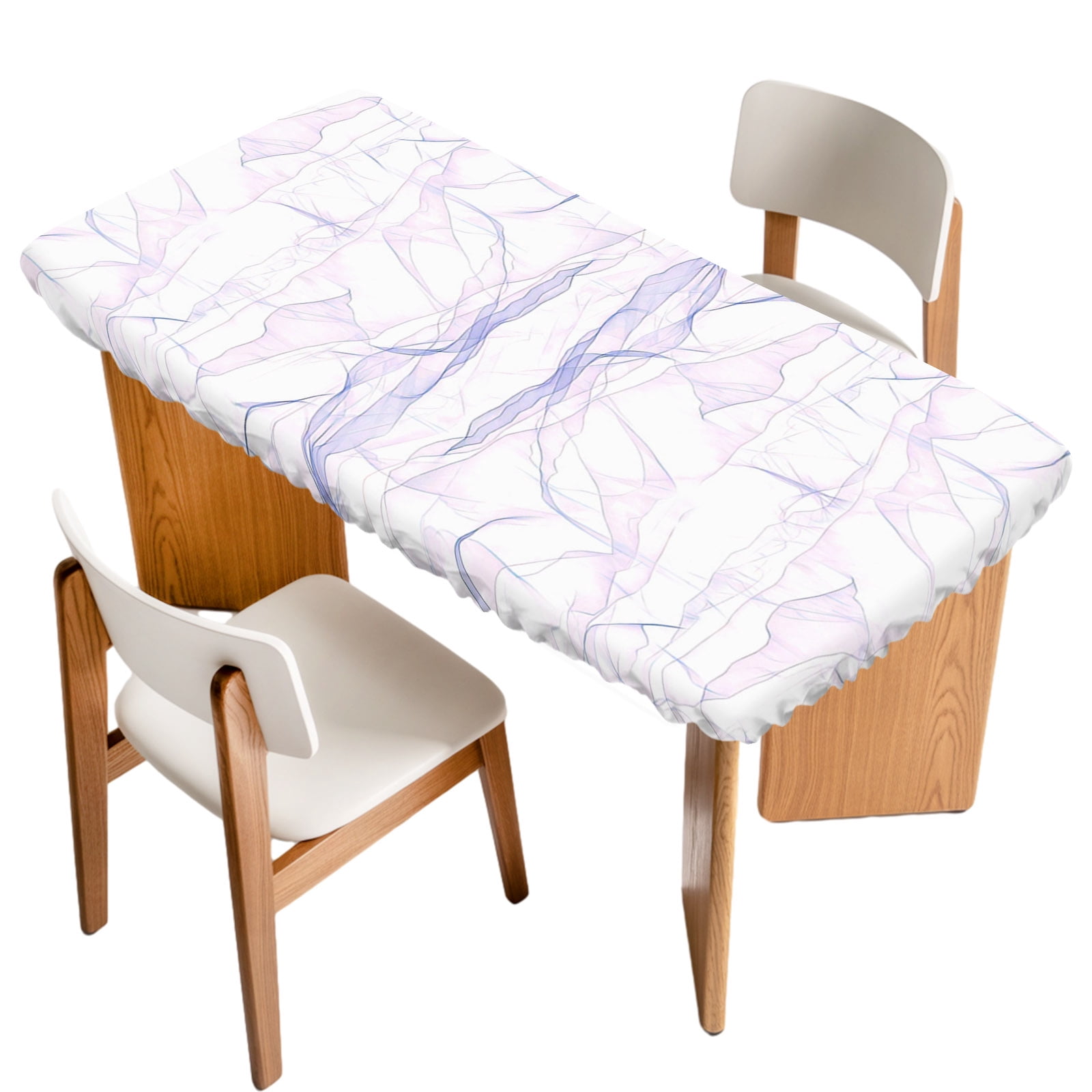 Abstract Purpler Fitted Rectangle Tablecloth 24" x 36" Gradient Marble ...