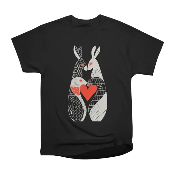Abstract Rabbit Tango T-Shirt Tee Gift For Him Merch For Her Apparel ...