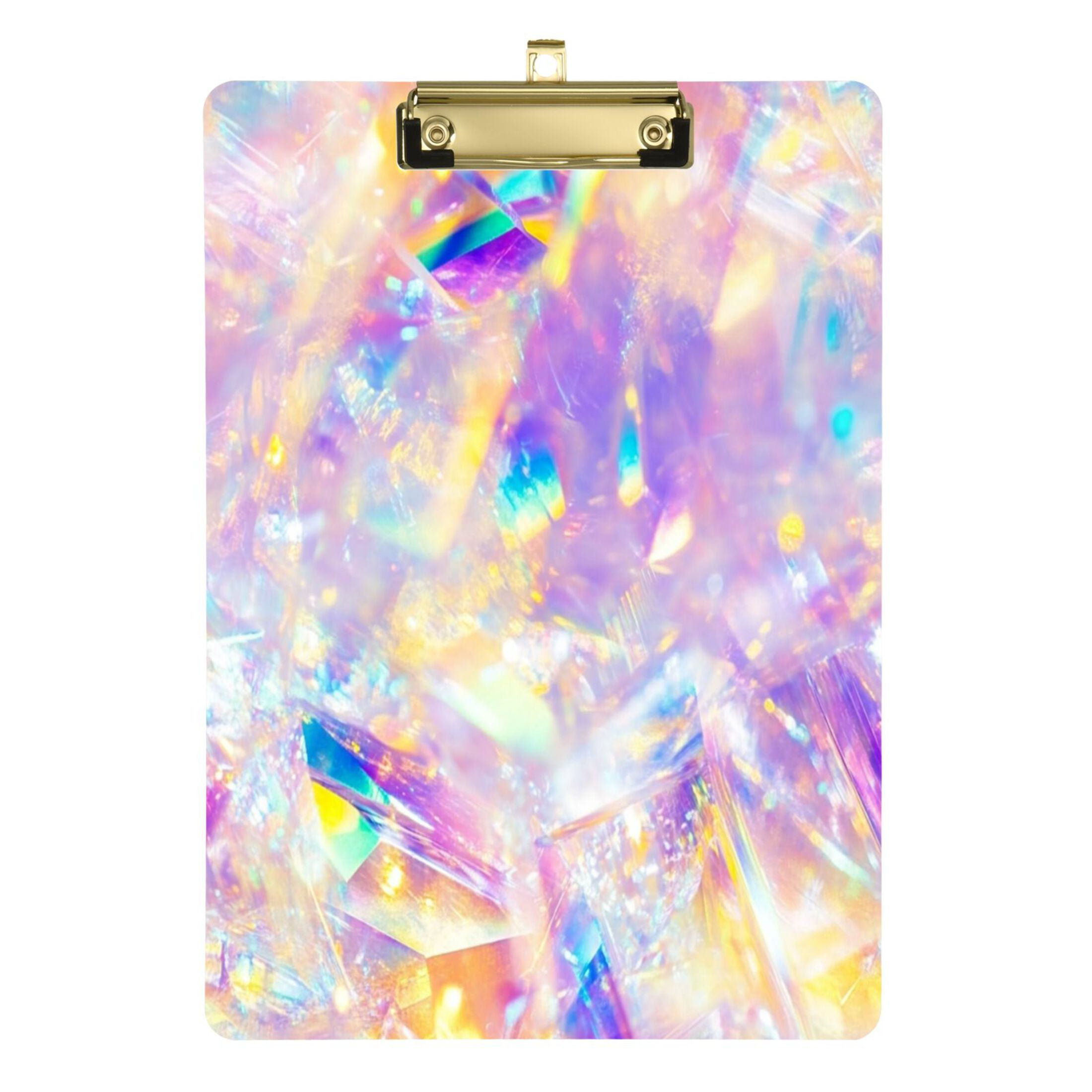 Abstract Rainbow Colors Acrylic Clipboards A4 Standard Size Clipboard ...