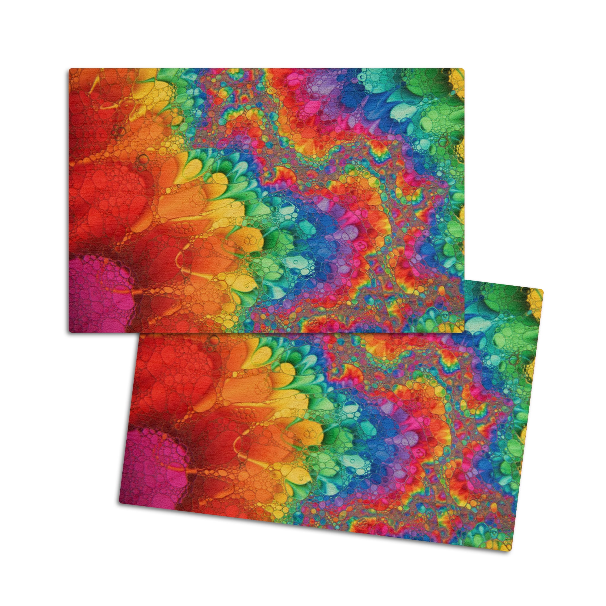 Abstract Rainbow Swirl Design with Pubbles and Waves, Photography (4x6 ...