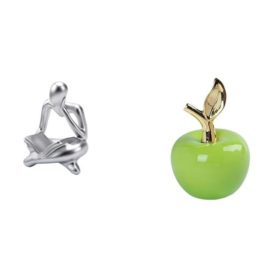 Abstract Reader Statue Figurine Ceramic Decoration Unique Artistic ...