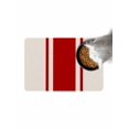 Abstract Red Color Block Doormat Non Slip Diatomaceous Earth Door Mat ...