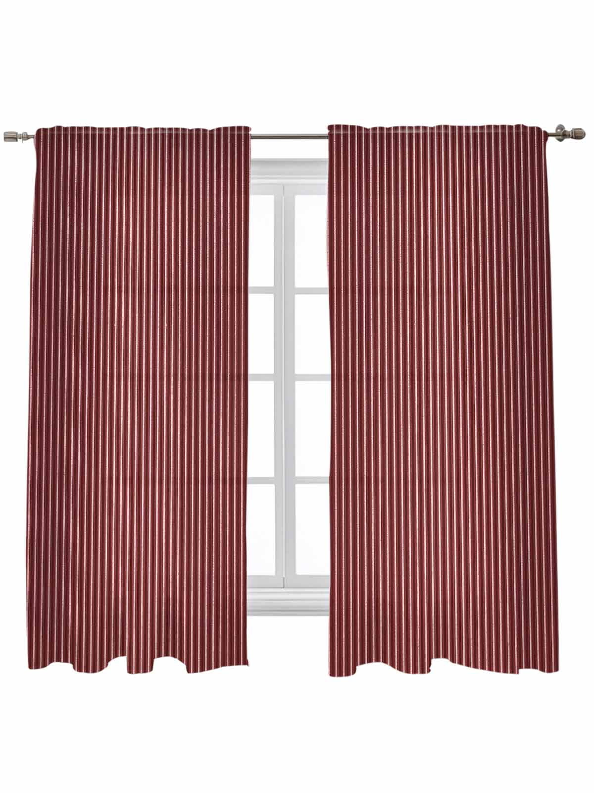 Abstract Red, Curtains 72 Inch Length, Sheer Curtains for Bedroom ...