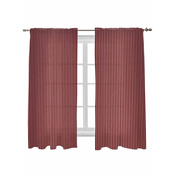 Abstract Red, Curtains 72 Inch Length, Sheer Curtains for Bedroom ...
