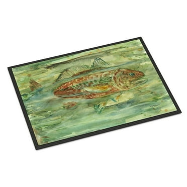 Red Fish Door Mat - Walmart.com
