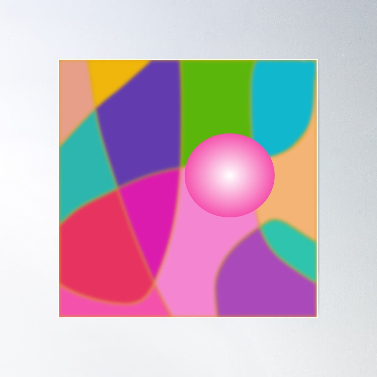 Abstract Rest 30 Rainy Season Poster Wall Art, Modern Wall Decor For ...