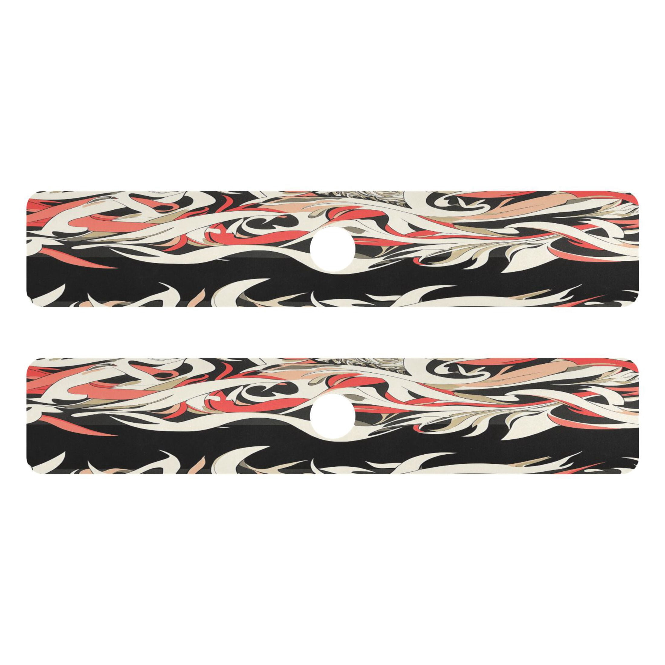 Abstract Ribbon Pattern Extra Long Silicone Algae Sink Mat 30x5.4in 2 ...