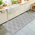 Abstract Ripple Stripe Rectangle Rug 2'x6' Modern Geometric Line on ...