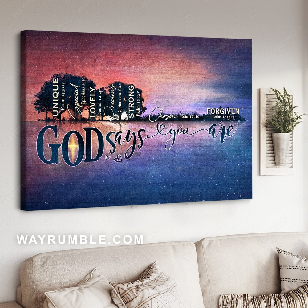 Abstract River Painting, Modern City, Star Night, Bible Verses, God ...