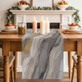 Abstract Rock Strata Table Runner, Industrial Style Layered Rock Strata ...