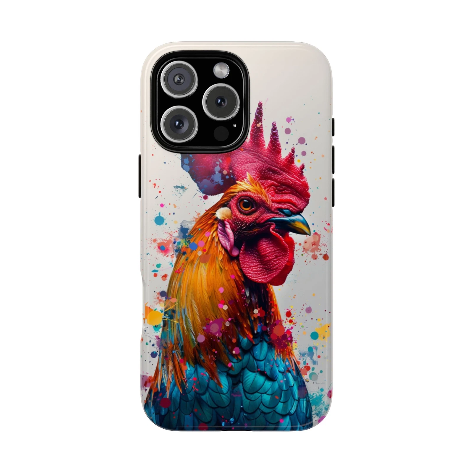 Abstract Rooster Artistic Design Case for iPhone 17 through 11 Pro Max - Walmart.com