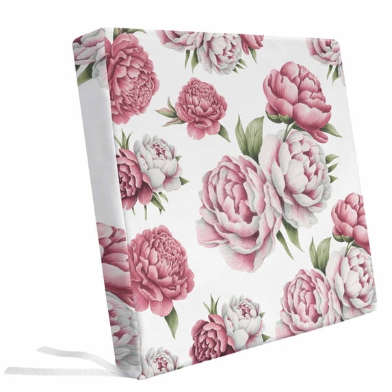 Abstract Rose Flower Outdoor Seat Cushion Covers Set of 2,Waterproof ...