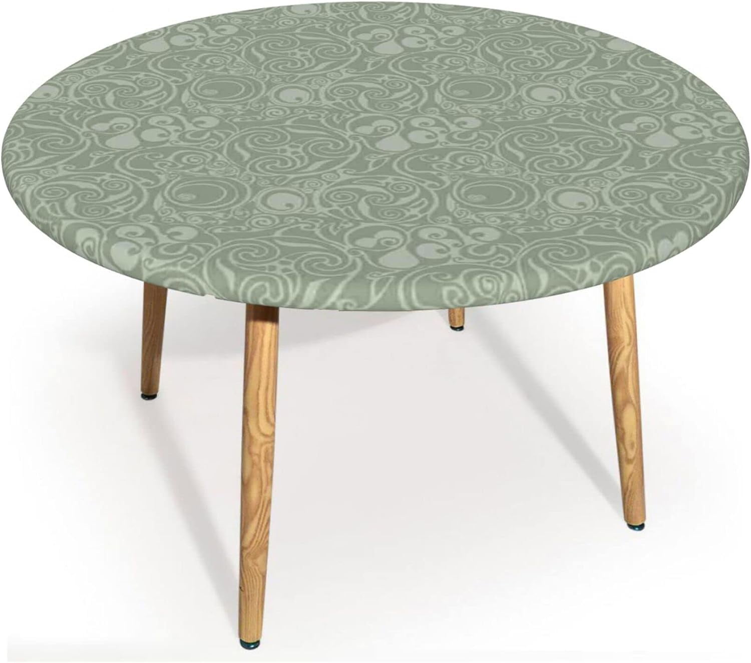 Abstract Round Tablecloth,Indoor Kitchen Dinning Room Party or Outdoor ...