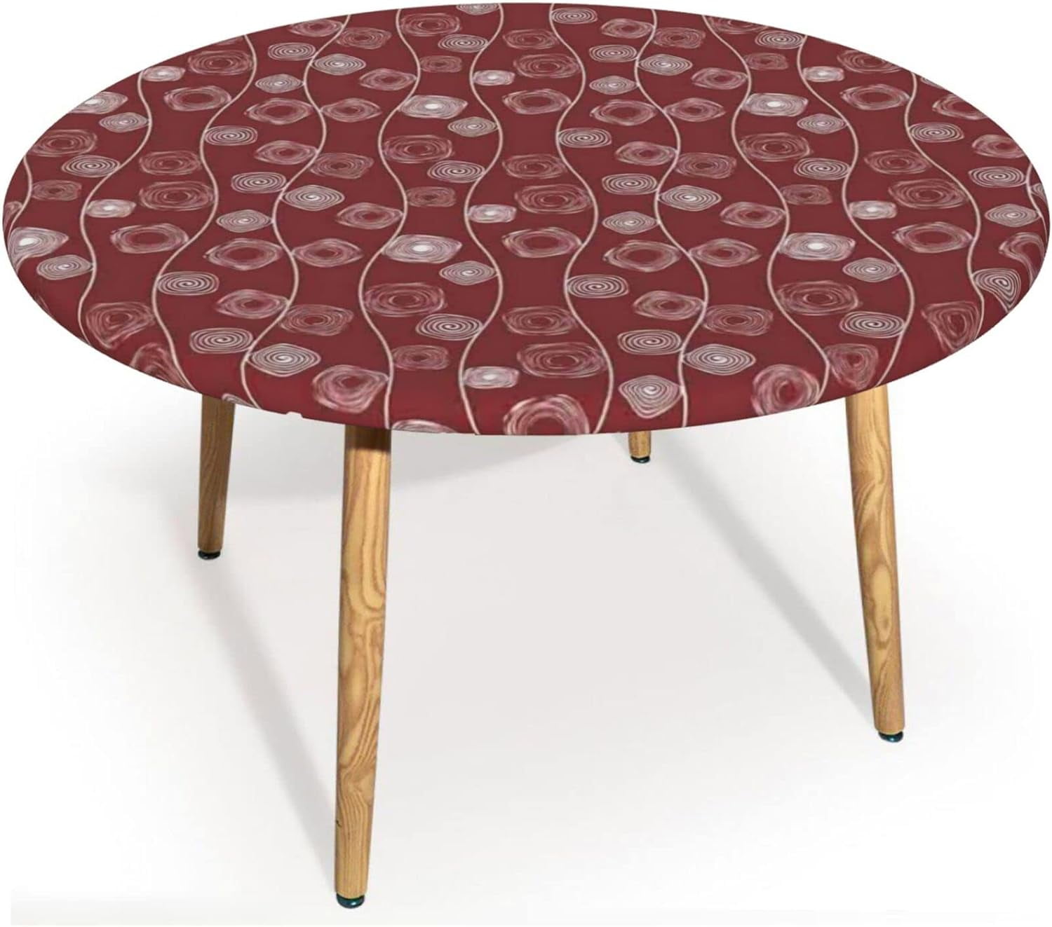 Abstract Round Tablecloth,Indoor Kitchen Dinning Room Party or Outdoor ...