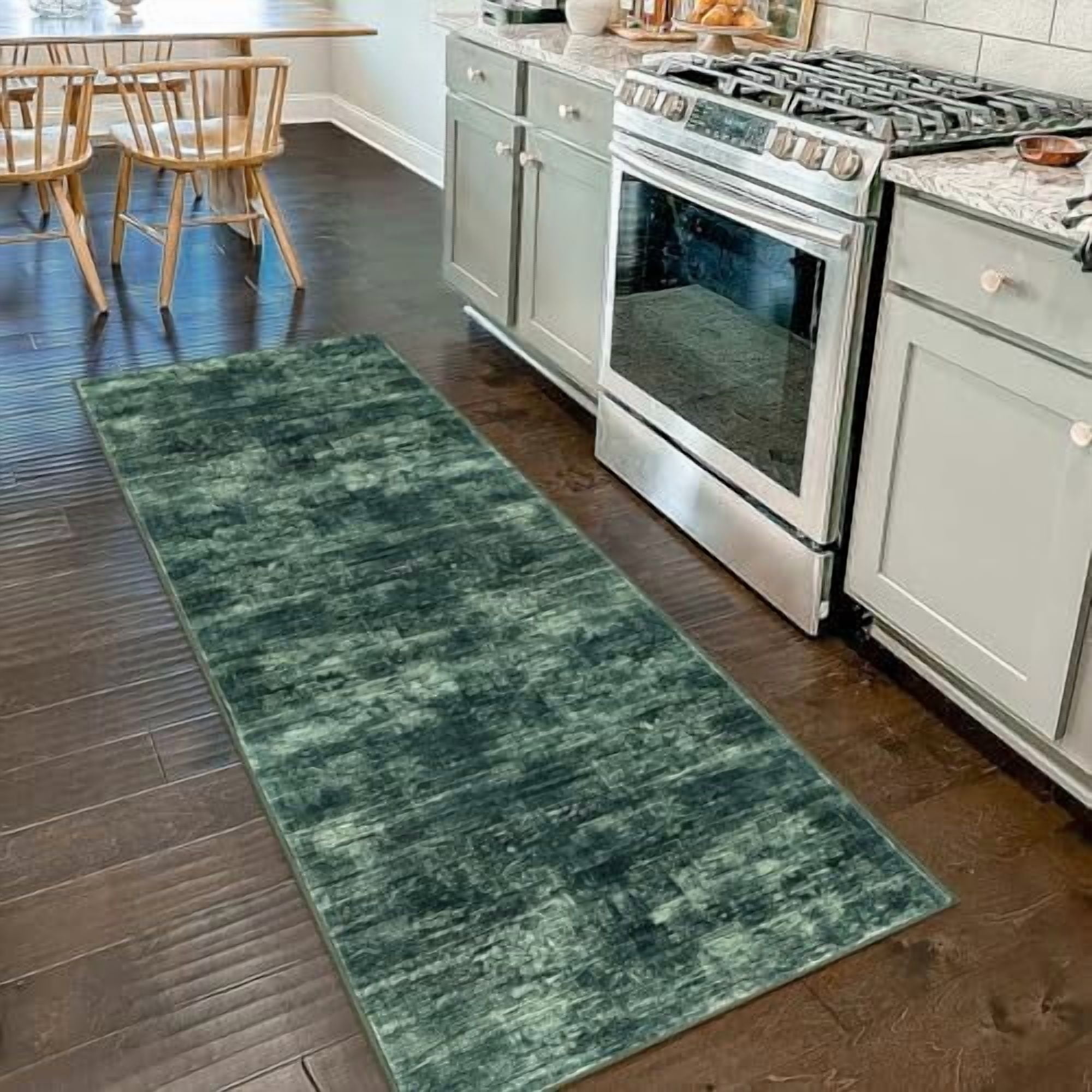 Abstract Runner Rug 2x7 Ft Washable Runners for Hallways, Non Slip ...