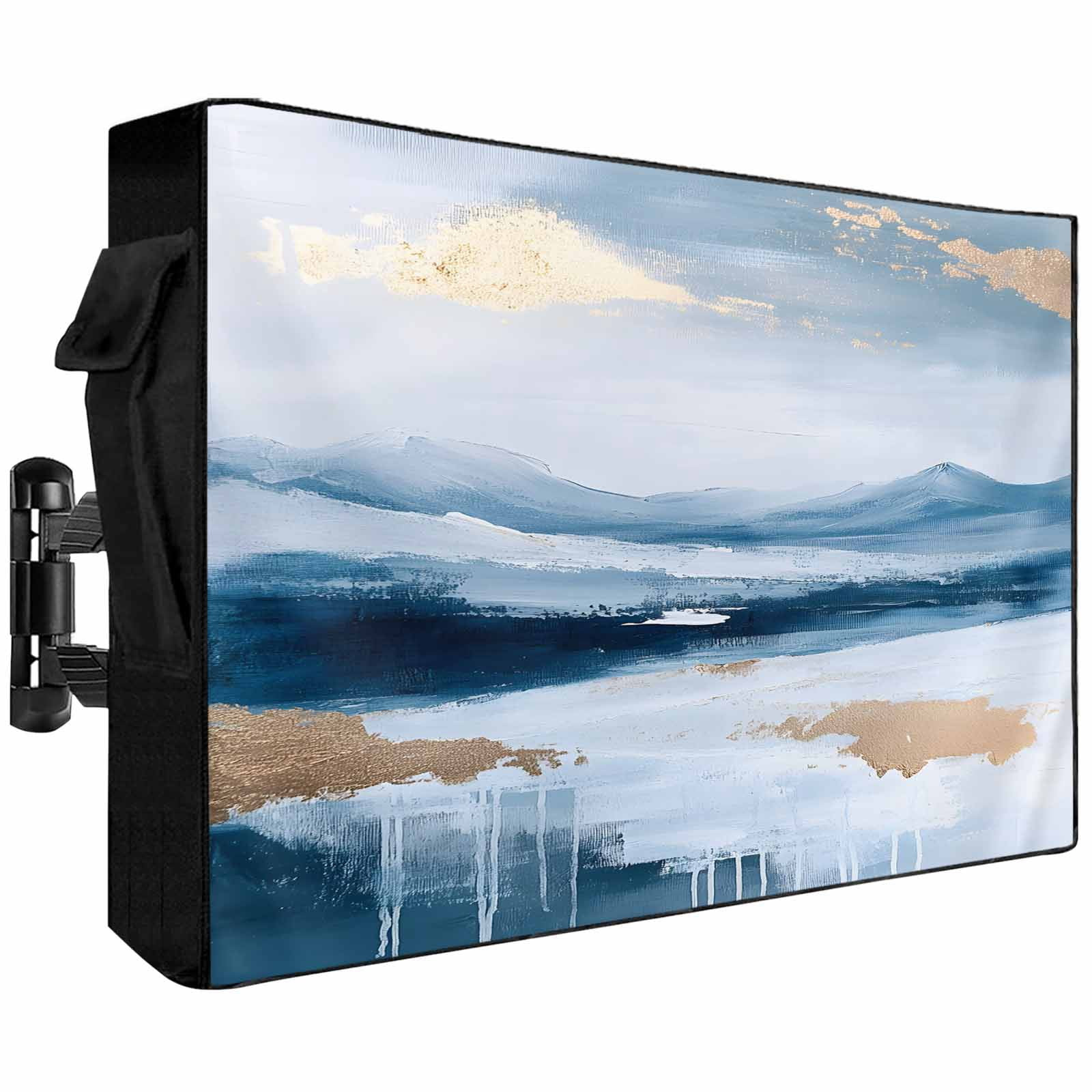 Abstract Scenery Art Outdoor TV Cover 60 to 65 inch Mountain Lake Sky ...