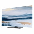 Abstract Scenery Art TV Dust Cover 32 Inch, Mountain Lake Sky Blue ...