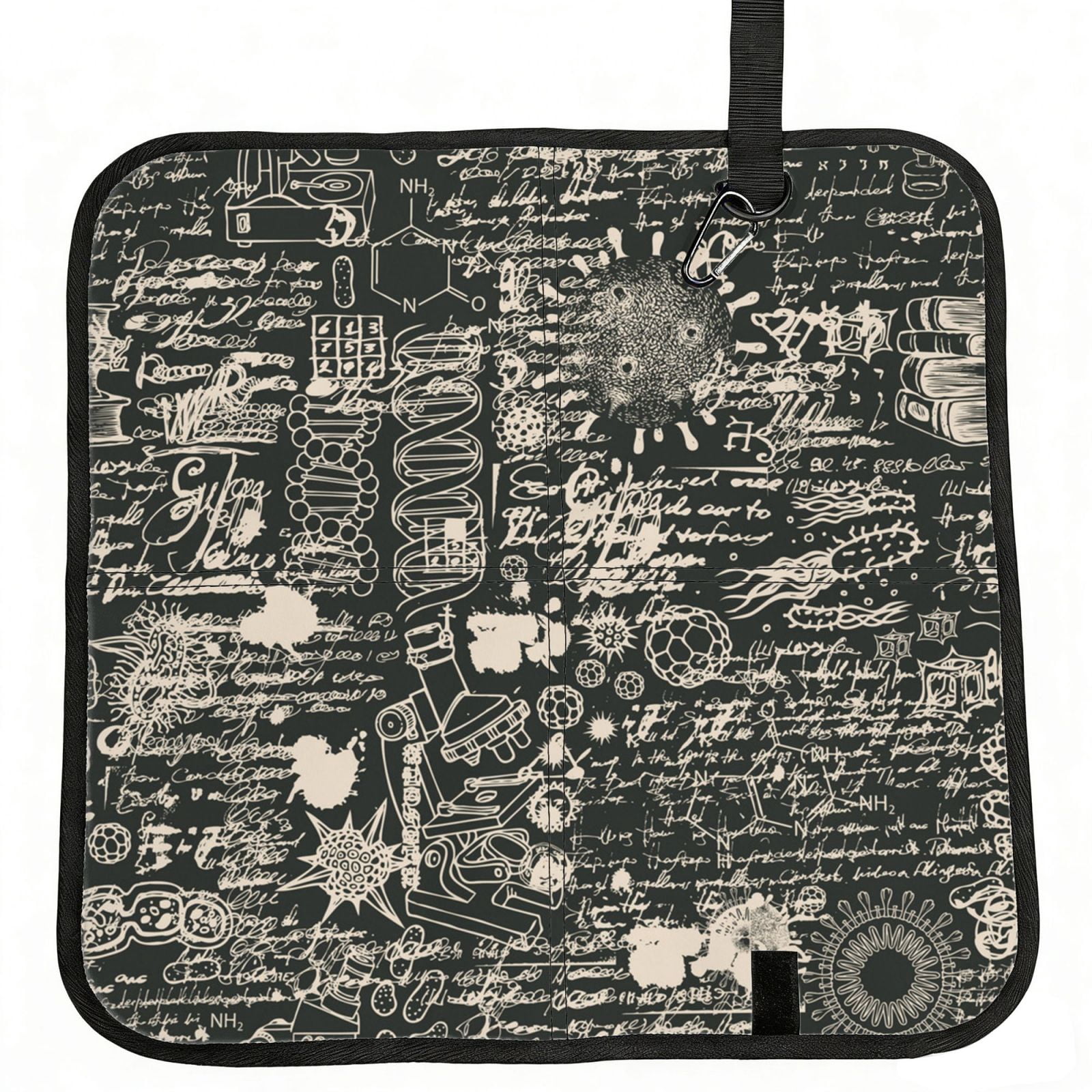 Abstract Scientific Vintage Science Foldable Seat Cushion for Bleachers ...