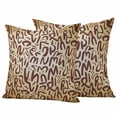 Abstract Scribbles Outdoor Waterproof Throw Pillow Covers Set of 2, 16 ...