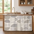 Abstract Semicircles Cabinet Curtains 28" W x 51" L Boho Art Modern ...