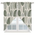 Abstract Semicircles Swag Valances for Windows 2 Pack Boho Art Modern ...
