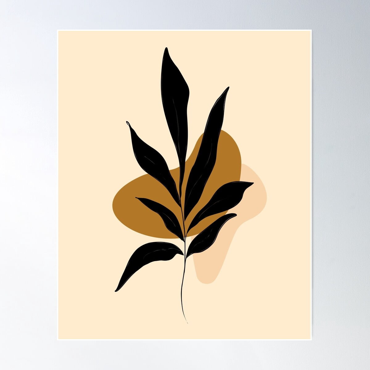 Abstract Shapes Of Nature : Soft Shapes In Warm Earthy Tones || Minimal ...