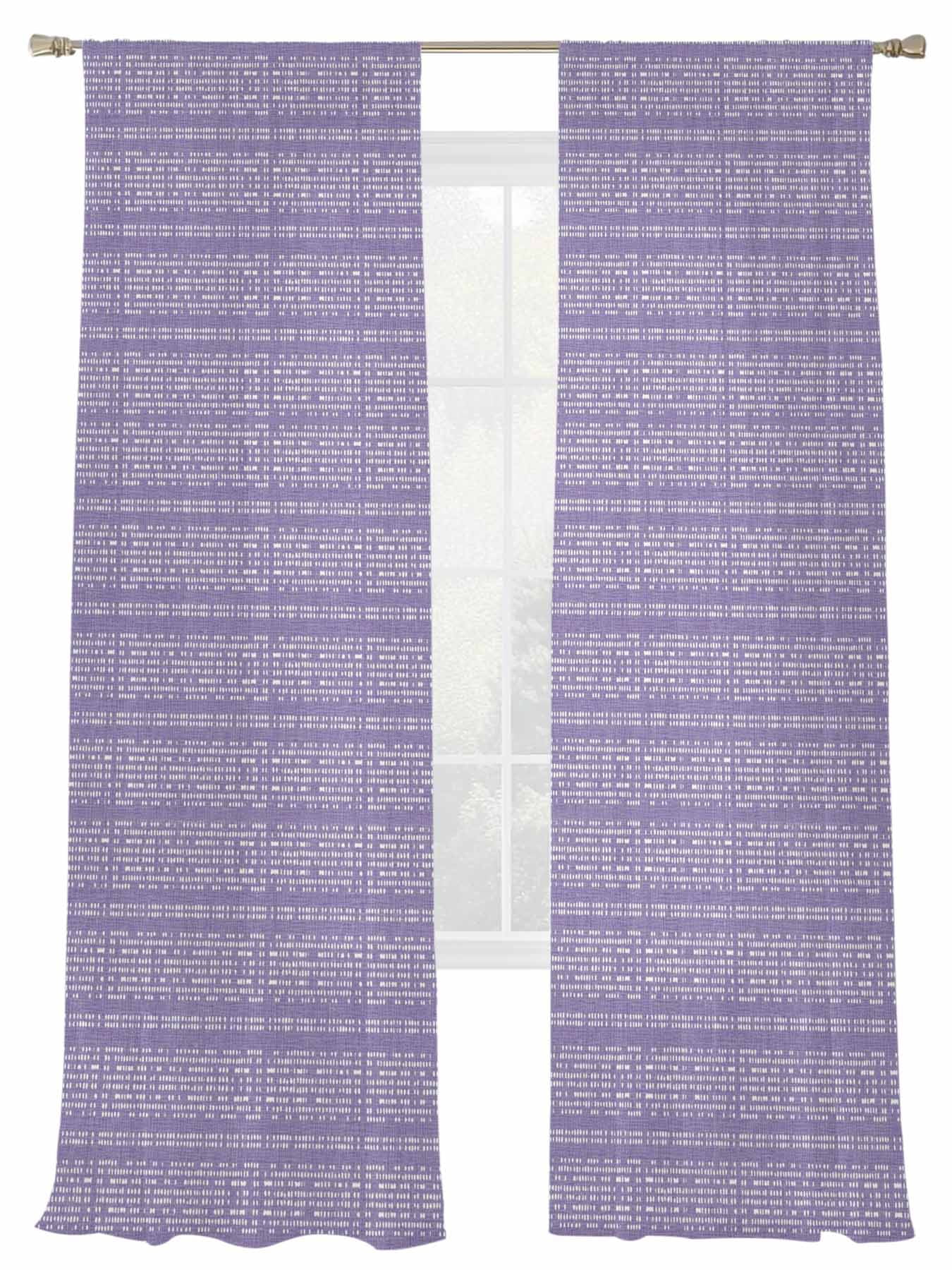 Abstract Sheer Curtains 84 inches Long 2 Panels Set Slate Texture ...