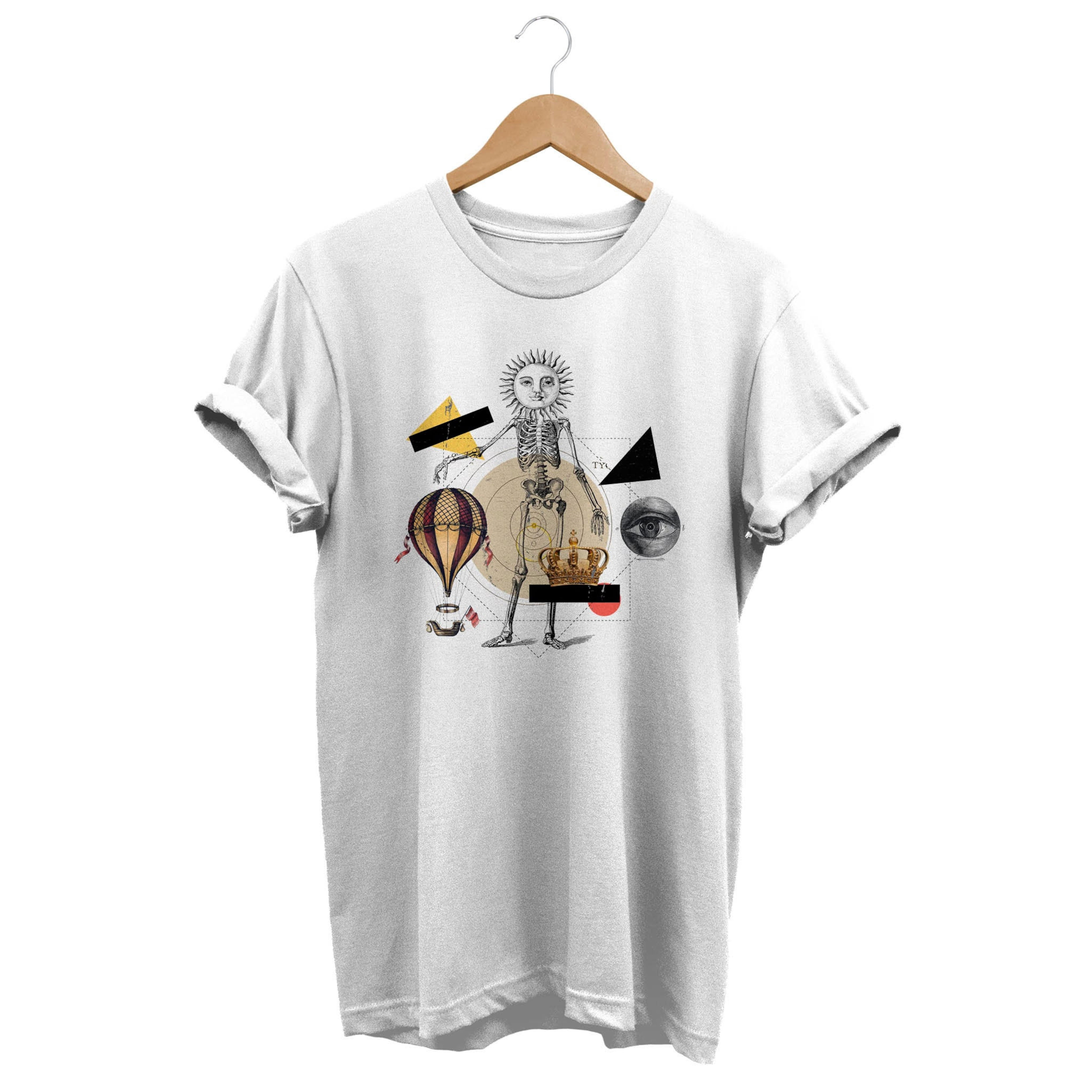 Abstract Shirt, Geometric T-shirt, Artsy Tee, Artist Top, Modern Art ...