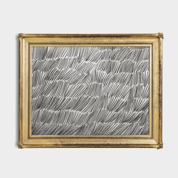 Abstract Sketch Art Poster Neutral Rustic Home Decor Home Decor, 8x12 ...