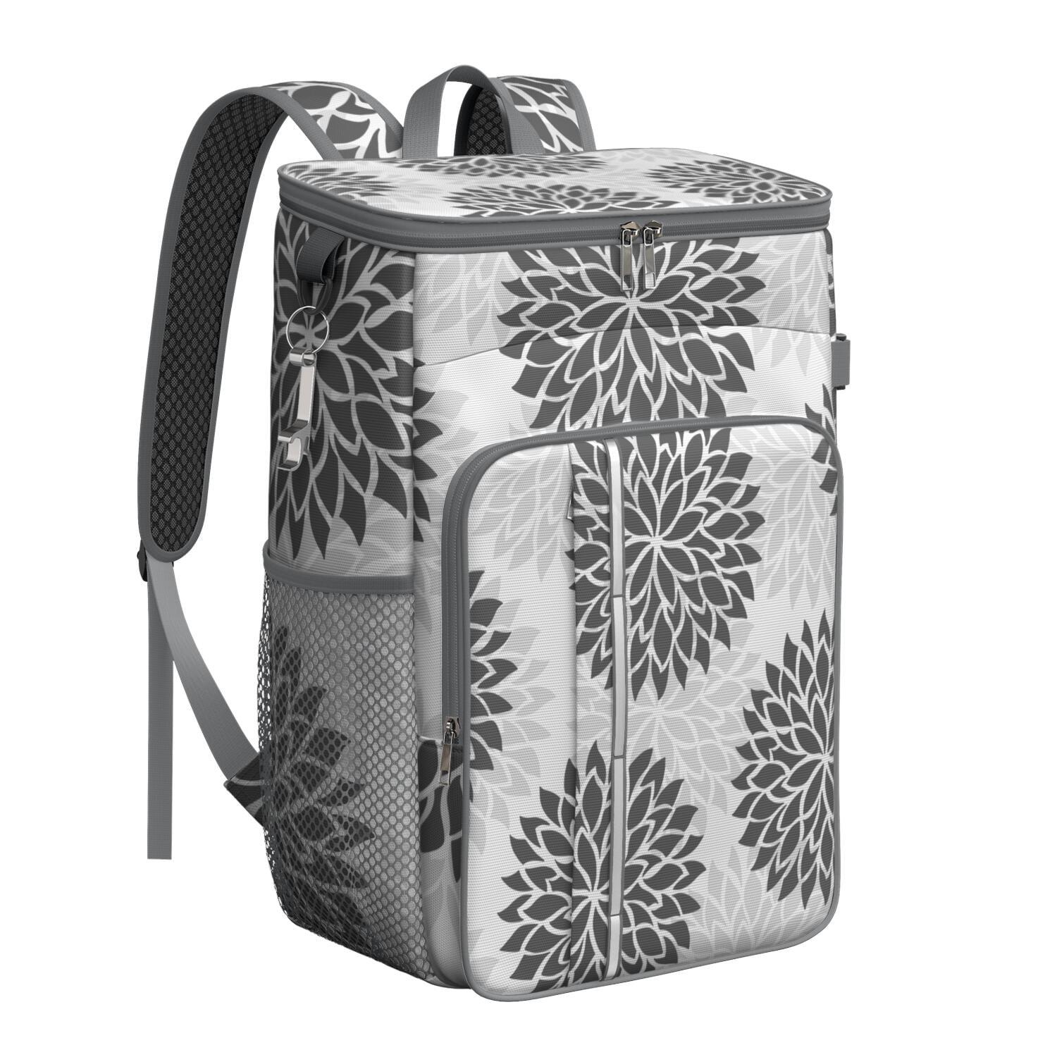 Abstract Sketch Style Insulated Backpack Cooler – Leakproof Cooler Bag ...