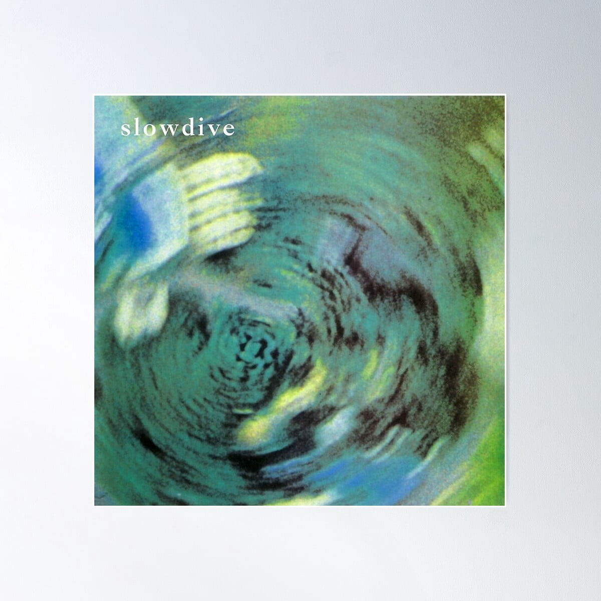 Abstract - Slowdive Poster Wall Art, Modern Wall Decor For Living Room ...