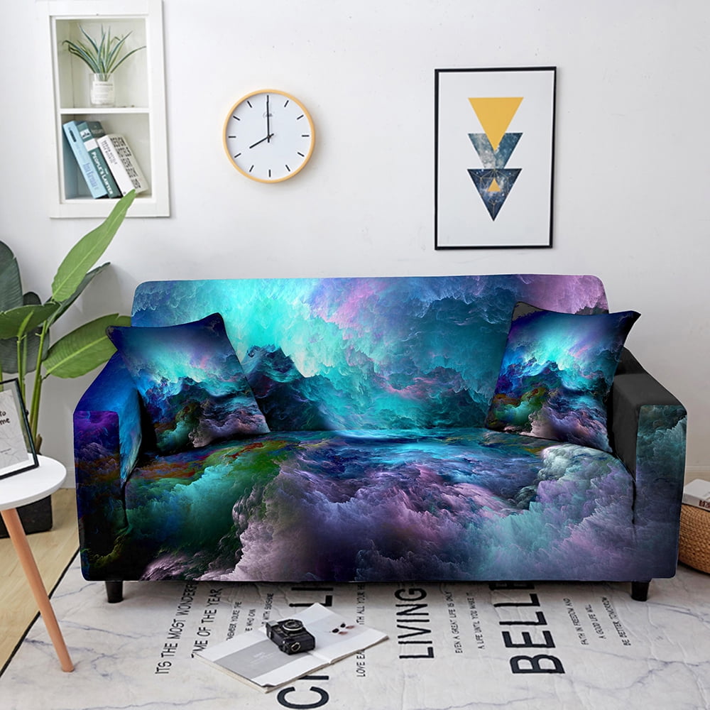 Abstract Sofa Slipcover Elastic Sofa Covers for Living Room Psychedelic ...
