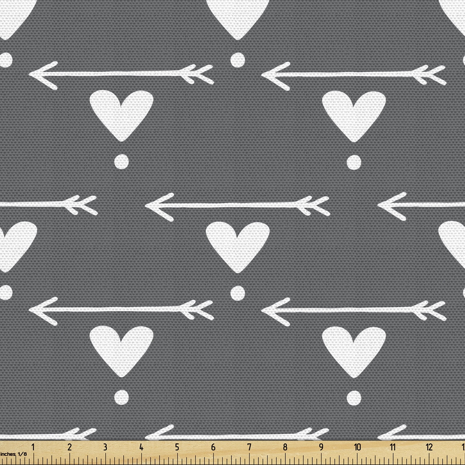 Ambesonne Abstract Fabric by the Yard Upholstery, Direction Pointers ...