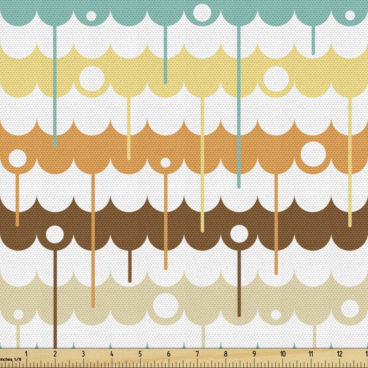 Abstract Sofa Upholstery Fabric by the Yard, Geometrical Inspired ...