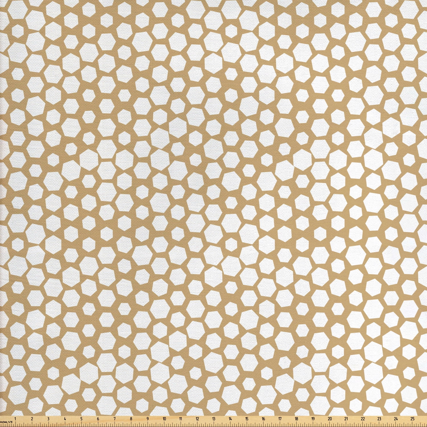 Ambesonne Abstract Fabric by the Yard Upholstery, Geometry Hexagon ...