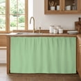 Abstract Solid Color Cabinet Curtains for Kitchen 32"W x 55"L, Simple ...