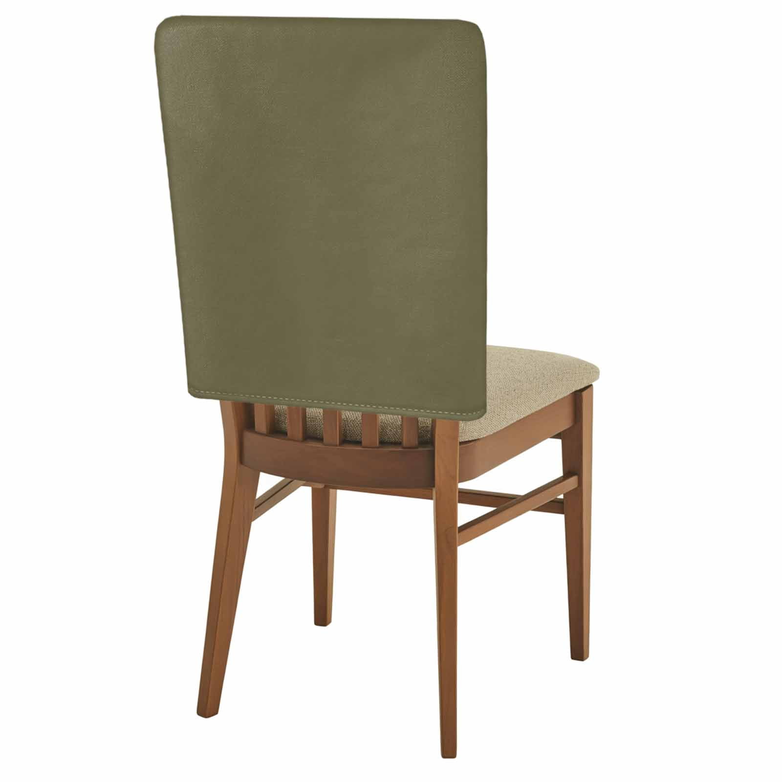 Abstract Solid Color Chair Back Covers Set of 4 Simple Avocado Dark Low ...