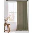 Abstract Solid Color Sheer Curtains 108 Inch Long 1 Panel Simple ...
