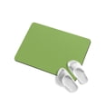 Abstract Solid Color Soft Diatomaceous Earth Mat, Simple Avocado Green ...