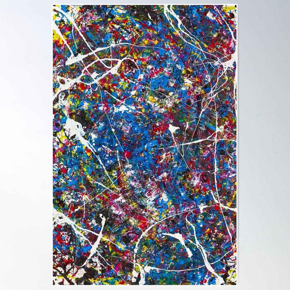 Abstract - Spatial Poster Wall Art, Modern Wall Decor For Living Room ...