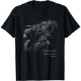 Abstract Spiritual Lion Profile Design T-Shirt for Christian Faith ...