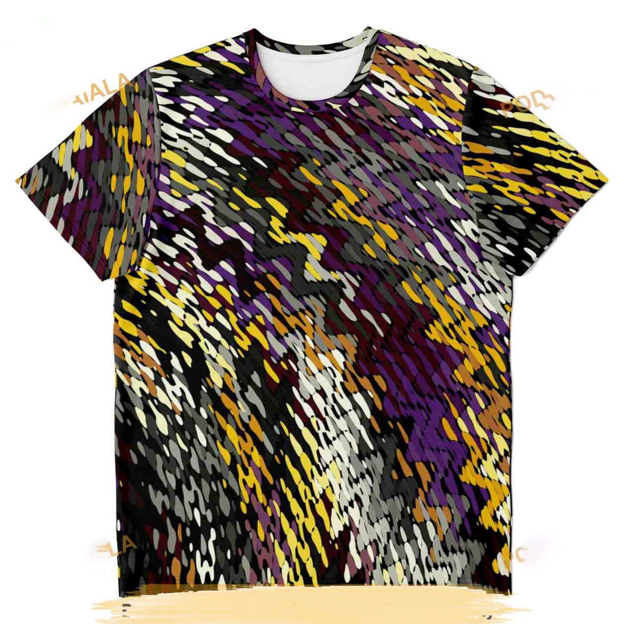 Abstract Sporty Geometric Art Beach Casual Psychedelic 3D Shirt ...