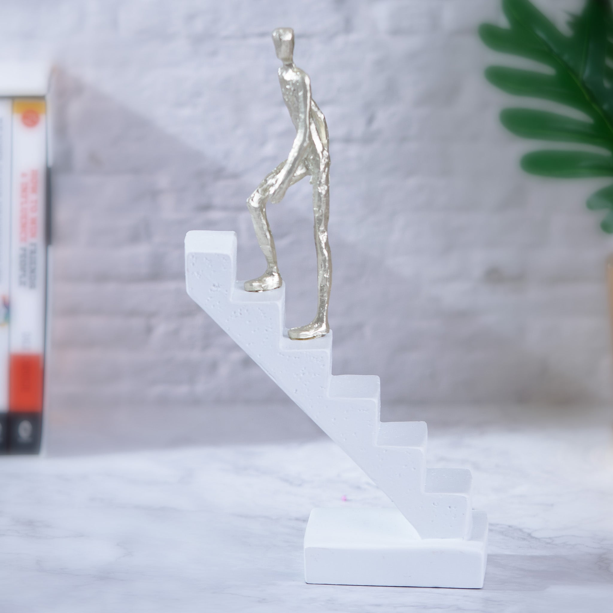 Abstract Statue, Inspirational Motivational Art, Top of Stairs ...