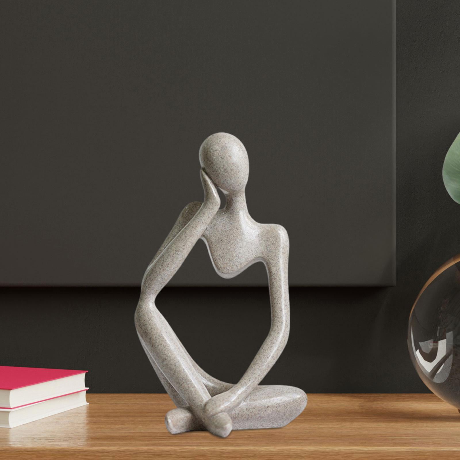 Abstract Statue Miniature Sculpture Figurines Decorative Abstract ...