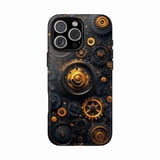 Abstract Steampunk Gear Machine Industrial Pop iPhone 11 12 13 14 15 16 ...