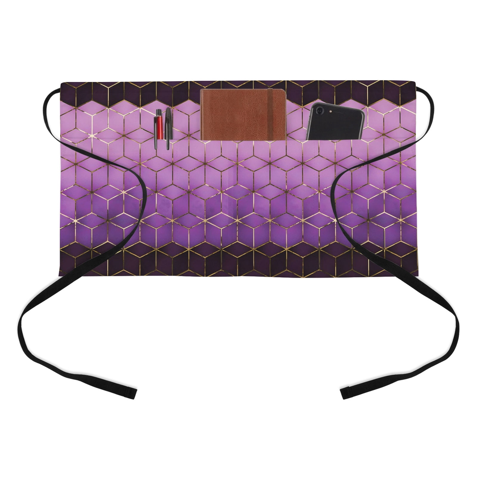 Abstract Stereo Cube Kitchen Restaurant Half Waist Apron, Modern ...