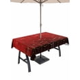 Abstract Stereo Cube Rectangle Outdoor Tablecloth with Umbrella Hole ...